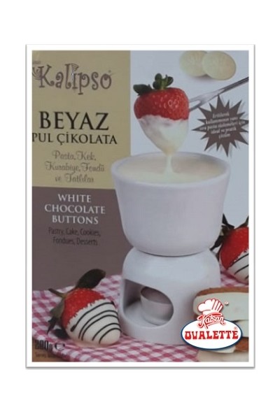 Ovalette Beyaz Para Pul Çikolata Kuvertür 200 gr Ovalette Beyaz Para Pul Çikolata Kuvertür 200 gr