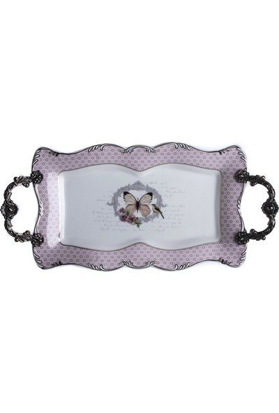 Marianna Butterfly Büyük Boy Servis Tepsisi