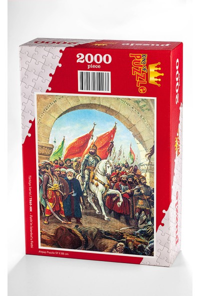 King Of Puzzle Fatih'in Istanbul'u Fethi Ahşap Puzzle 2000 Parça (TR60-MM) King Of Puzzle Fatih'in Istanbul'u Fethi Ahşap Puzzle 2000 Parça (TR60-MM)