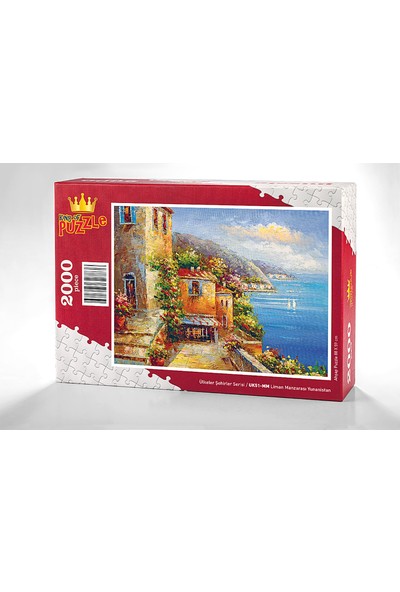 King Of Puzzle Liman Manzarası Yunanistan Ahşap Puzzle 2000 Parça (UK51-MM) King Of Puzzle Liman Manzarası Yunanistan Ahşap Puzzle 2000 Parça (UK51-MM)