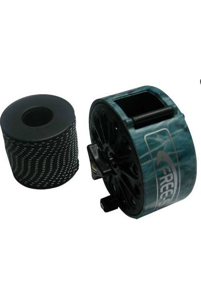 Free-Sub Zıpkın Makarası Camo Turkuaz (30mt İp Dahil)