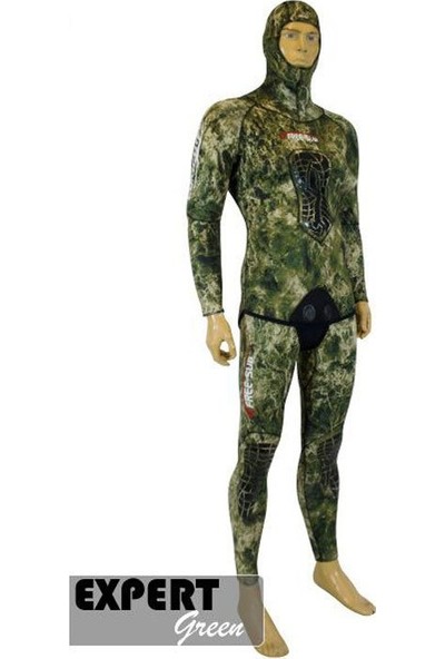 Free-Sub Expert Green Comfort 5mm Serbest Dalış Elbisesi