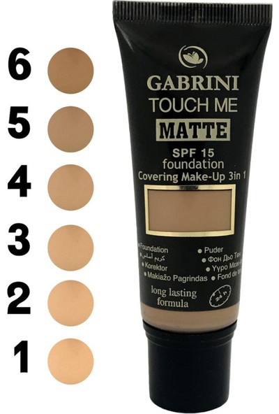 Gabrini Touch Me Fondöten 35ML Gabrini Touch Me Fondöten 35ML