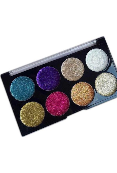 mt 8’li Glitter Simli Far Paleti