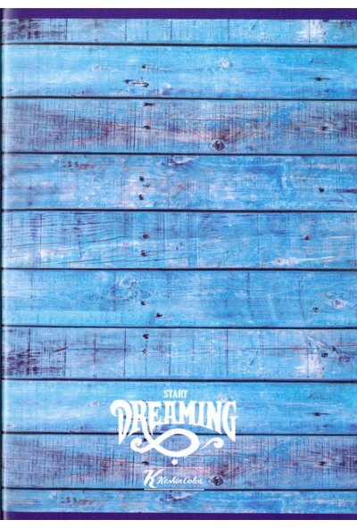 Keskin A4 Defter 60 Yp Kareli Pp Kp.Dikişli Dreaming Mavi