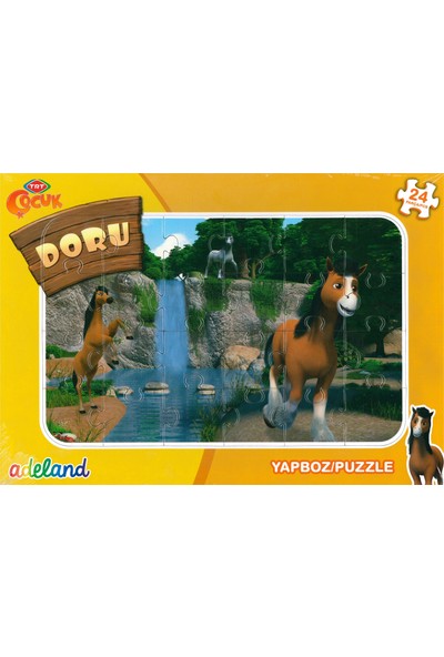 Adeland Trt Çocuk Doru 24 Parça Yapboz / Puzzle (3+)
