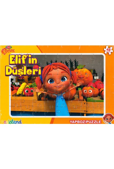 Adeland Trt Çocuk Elifin Düşleri 48 Parça Yapboz / Puzzle (3+)
