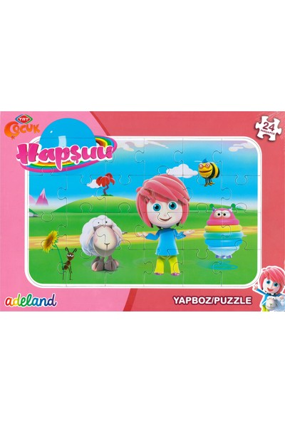 Adeland Trt Çocuk Hapşuu 24 Parça Yapboz / Puzzle (3+)