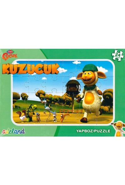 Adeland Trt Çocuk Kuzucuk 24 Parça Yapboz / Puzzle (3+)