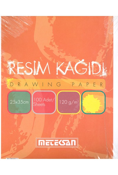 Meteksan Resim Kağıdı 25X35 Cm 120 Gr 100 Lü Paket Meteksan Resim Kağıdı 25X35 Cm 120 Gr 100 Lü Paket