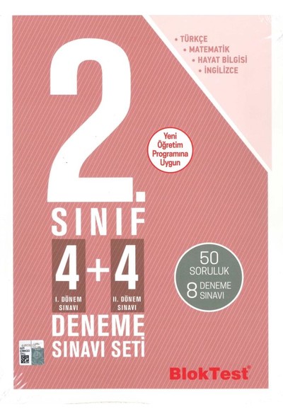 Tudem 2.Sınıf Deneme Sınavı Seti (4+4) 2019