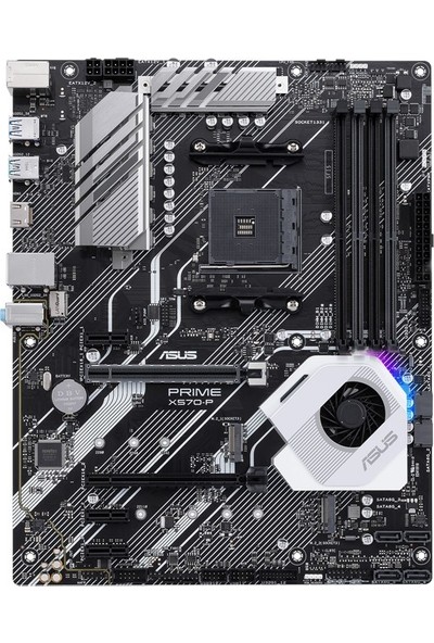 Asus Prime X570-P AMD X570 4400MHz DDR4 Soket AM4 ATX Anakart Asus Prime X570-P AMD X570 4400MHz DDR4 Soket AM4 ATX Anakart