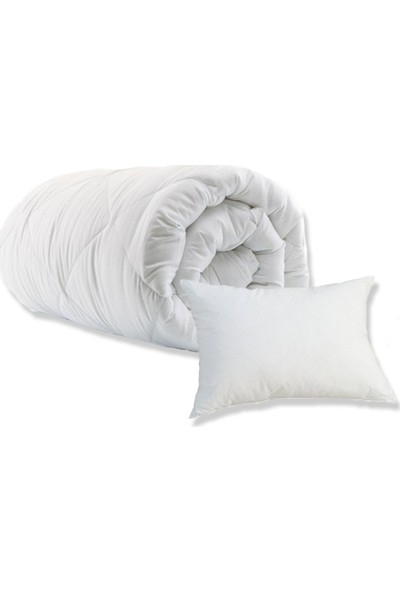 Eve Tek Kisilik Yorgan Seti + 1 Yastik