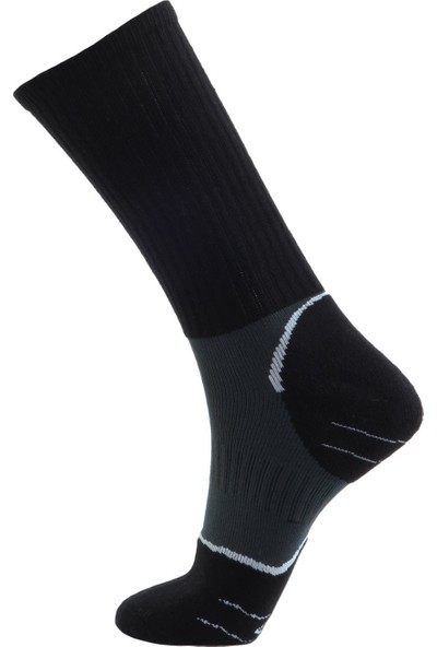 Panthzer Casual Sport Socks Çorap Siyah/Gri