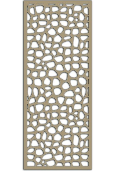 Liar Ahşap Seperatör (Paravan) - KSP-11 - (10 mm) - (85 cm x 210 cm) - (Ham)