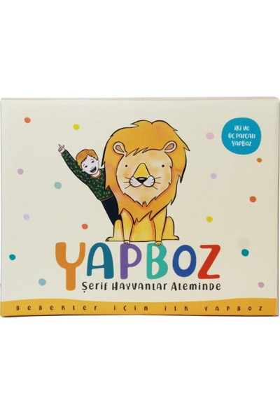 Şerif Hayvanlar Aleminde Bebekler İçin İlk Yapboz