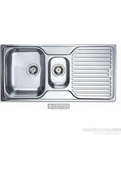 Teka Princess 60 B Evye, 1.5 Gözlü, Paslanmaz Çelik Sağ Damlalık Teka Princess 60 B Evye, 1.5 Gözlü, Paslanmaz Çelik Sağ Damlalık