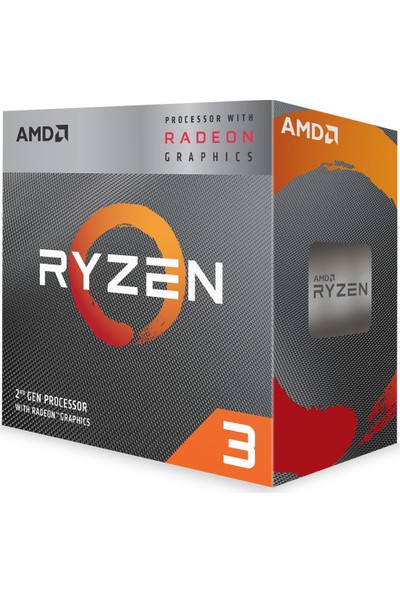AMD Ryzen 3 3200G 3,6GHz 6MB Cache Soket AM4 İşlemci AMD Ryzen 3 3200G 3,6GHz 6MB Cache Soket AM4 İşlemci