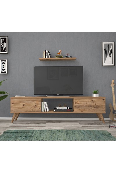 Mbes Mobilya Eda Atlantik 140 cm Tv Ünitesi