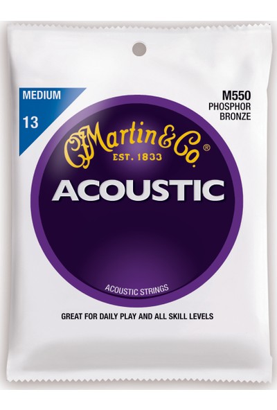 41M550 - Phosphor Bronze (13-56) Medium - Akustik Gitar Teli 41M550 - Phosphor Bronze (13-56) Medium - Akustik Gitar Teli