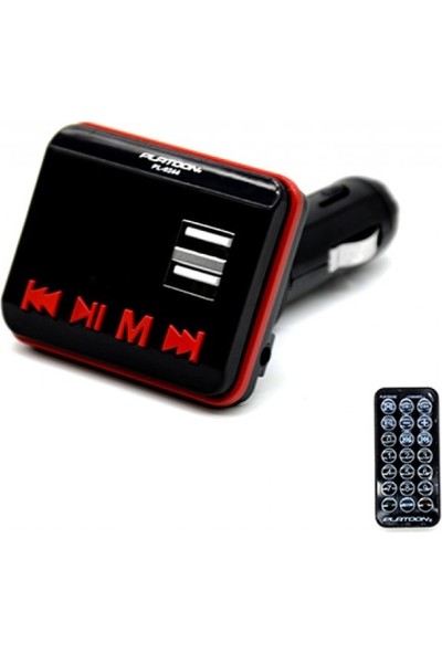 Platoon Pl-9244 1.8 Tft Bluetooth Fm Transmitter Sd/Usb