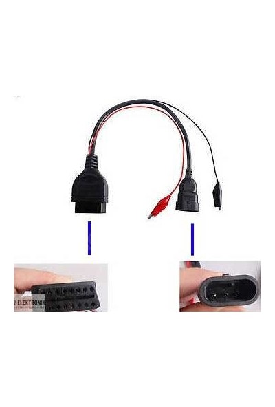 Fiat 3 Pin Obd Kablo Dönüştürücü