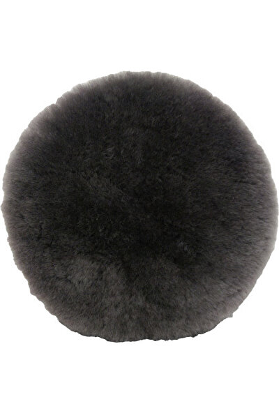 Eagles Siyah Pasta Keçesi Lambswool Polishing Pad Yün Pasta Pedi 150 Mm