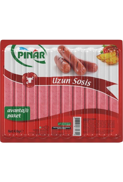 Pınar Sosis 430 g 10'lu