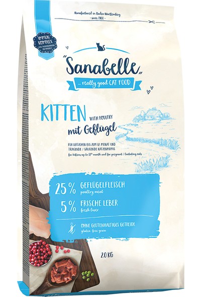 Sanabelle Kitten Yavru Kedi Maması 2 kg