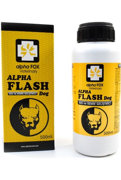 Alpha Fox Alpha Flash Köpek Kas ve Kemik Geliştirici 500 ml Alpha Fox Alpha Flash Köpek Kas ve Kemik Geliştirici 500 ml