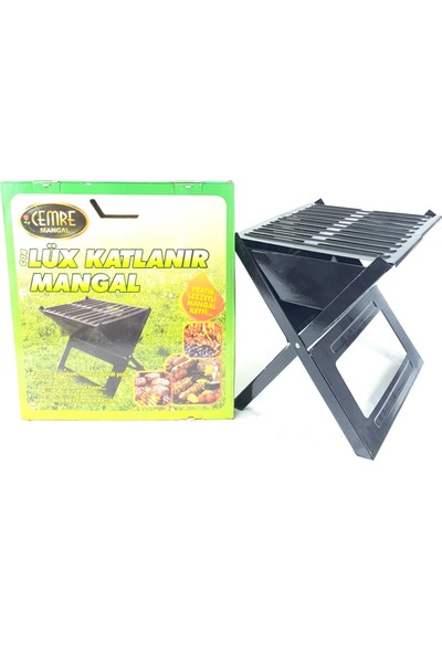 Katlanır Mangal Cemre C14 Emaye Çanta Mangal Laptop Mangal