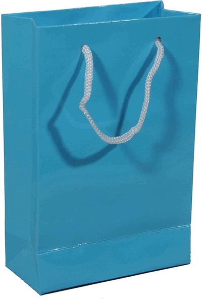 PartiPan Karton Çanta Mavi Renk 12x17 cm 25'li