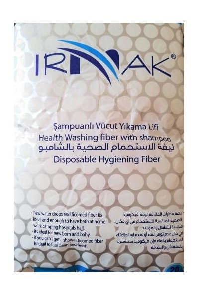 Irmak Hasta Temizleme'lifi 20'lik Paket - Köpüklü Sünger - 10 Paket
