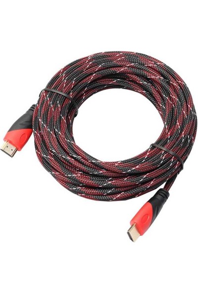 Sargılı HDMI Kablo Full Hd 2160P Destekli 10 Metre Sargılı HDMI Kablo Full Hd 2160P Destekli 10 Metre