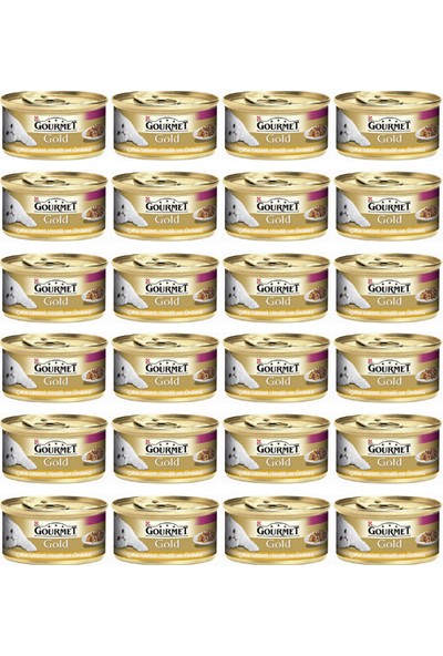 Purina Gourmet Gold Hindili Ördekli Konserve Kedi Maması 85 Gr (24 Adet) Purina Gourmet Gold Hindili Ördekli Konserve Kedi Maması 85 Gr (24 Adet)
