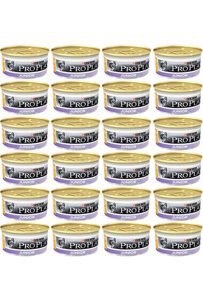 Pro Plan Junior Tavuk Etli Yavru Kedi Maması 85Gr (24 Adet)