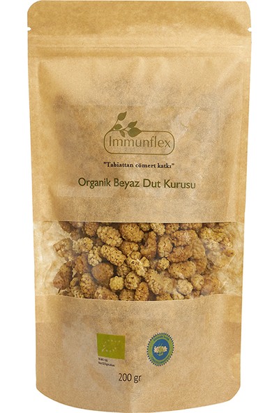 Immunflex Organik Beyaz Dut Kurusu 200 gr