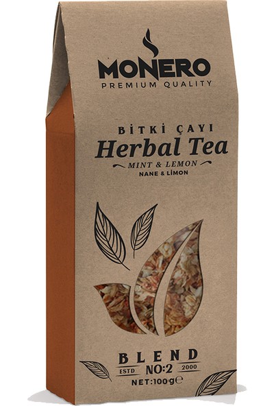 Monero Nane Limonlu Bitki Çayı 100 gr Monero Nane Limonlu Bitki Çayı 100 gr