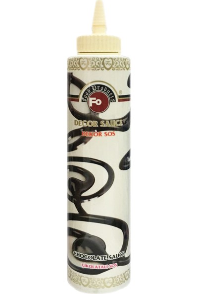 Fo Çikolata Aromalı Dekor Topping Sos 750 gr Fo Çikolata Aromalı Dekor Topping Sos 750 gr