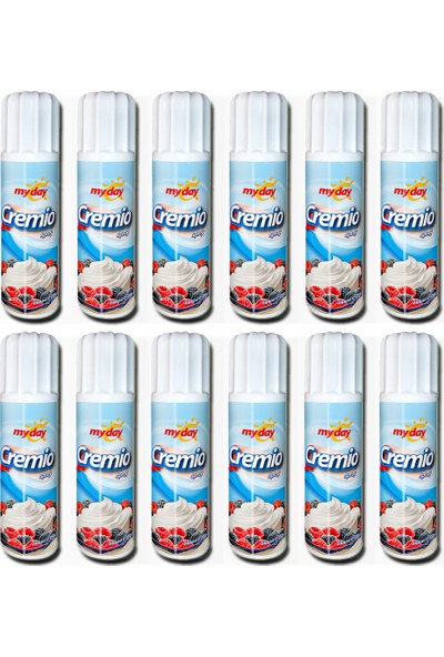 Myday Cremio Sprey Krem Şanti 250 ml 12 li