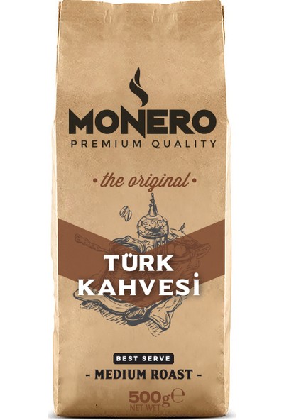Monero Türk Kahvesi Klasik 500 gr