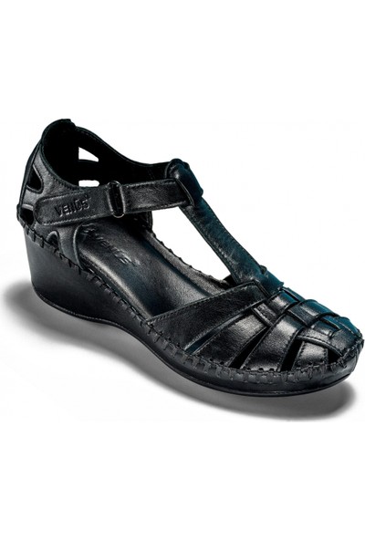 Venüs Kadın Siyah Sandalet Ayakkabı 18791382 - Siyah - 37
