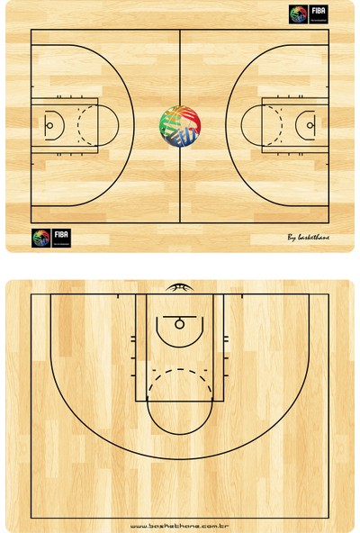 Fıba Taktik Tahtası (29X21CM) Fıba Taktik Tahtası (29X21CM)