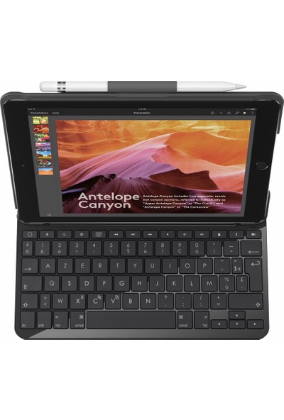Logitech Apple iPad 5. - 6. Nesil Için Slim Folio Tablet Kılıfı 920-009060 Logitech Apple iPad 5. - 6. Nesil Için Slim Folio Tablet Kılıfı 920-009060