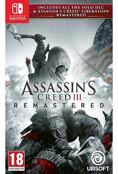Asassins Creed 3 Remastered + Assassins Creed Liberation Remastered Dlc Switch Oyun Asassins Creed 3 Remastered + Assassins Creed Liberation Remastered Dlc Switch Oyun