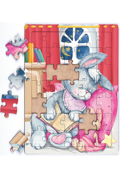 King Of Puzzle Uykudan Önce Ahşap Puzzle 35 Parça (Xxxv-27) King Of Puzzle Uykudan Önce Ahşap Puzzle 35 Parça (Xxxv-27)