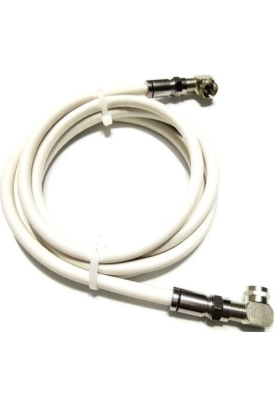 Tayfun 10 Metre Rg6 U6 Bakır Anten Kablosu Hazır Sıkmalı Konnektörlü L Tipi 90 Derece Tayfun 10 Metre Rg6 U6 Bakır Anten Kablosu Hazır Sıkmalı Konnektörlü L Tipi 90 Derece