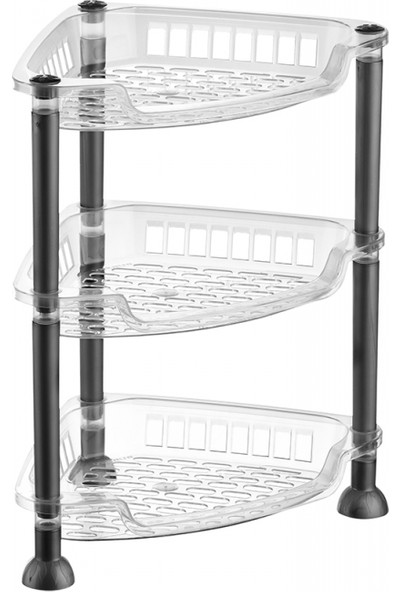 Follow Me Şeffaf Mini Üçgen 3 lü Raf Follow Me Şeffaf Mini Üçgen 3 lü Raf