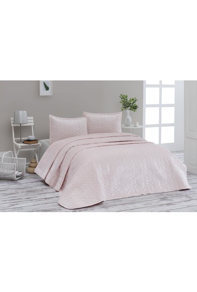 Dinarsu Yatak Örtüsü Seti Çift Kişilik Ruby Pudra Dinarsu Yatak Örtüsü Seti Çift Kişilik Ruby Pudra