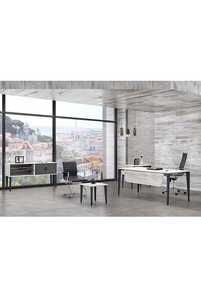 Uzay Ofis Zeta Personel Takımı -Koddiva-Antrasit - 180 Cm